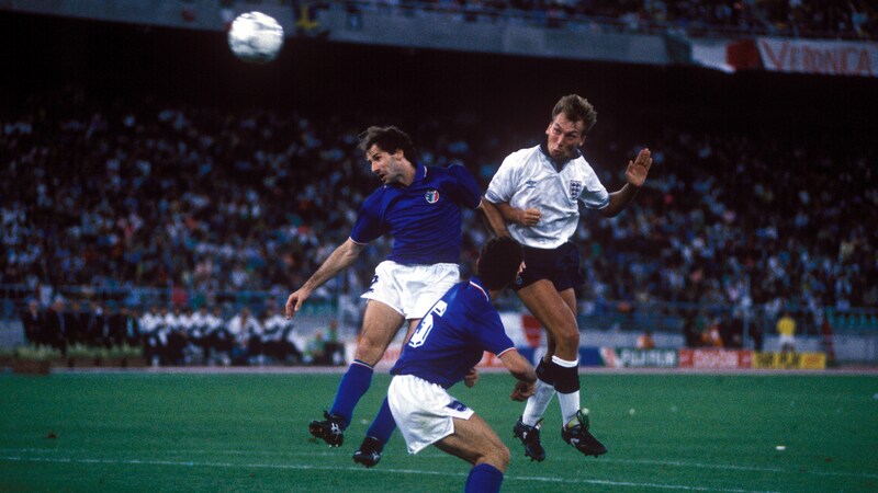 David Platt Goal 81' | Italy vs England | 1990 FIFA World Cup Italy™
