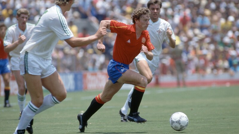 Emilio Butragueño Goal 2' | Northern Ireland vs Spain | 1986 FIFA World ...