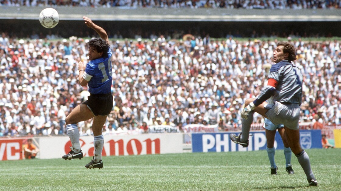 Diego Maradona Goal 51' | Argentina vs England | 1986 FIFA World Cup ...