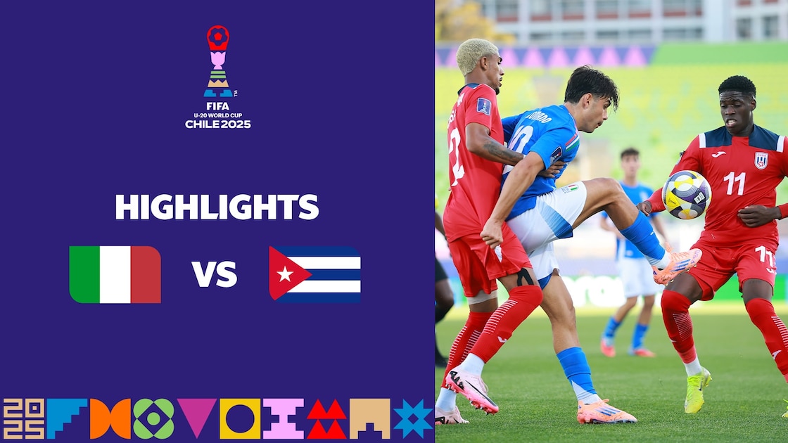 Italy v Cuba | Group D | FIFA U-20 World Cup Chile 2025™ | Highlights