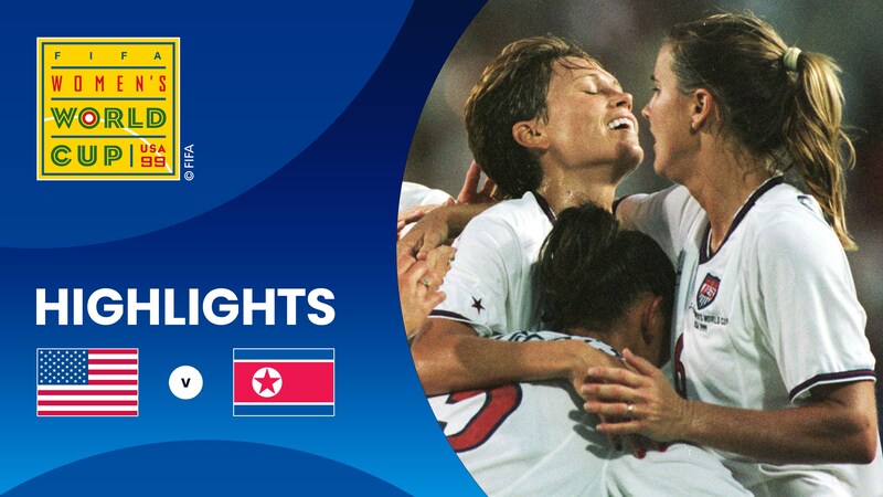 USA v Korea DPR | Group A | FIFA Women's World Cup USA 1999™ | Highlights