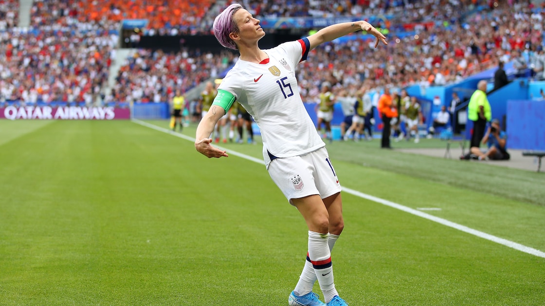 Megan Rapinoe Goal 60' | USA v Netherlands | FIFA Women's World Cup ...