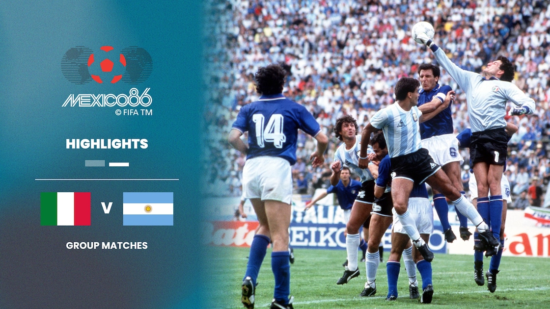 Italy v Argentina | Group Matches | 1986 FIFA World Cup Mexico™️ ...