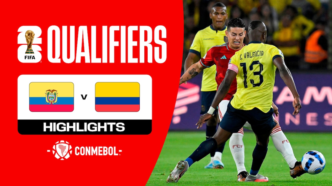 Ecuador v Colombia | CONMEBOL Qualifiers | FIFA World Cup 26™ | Highlights