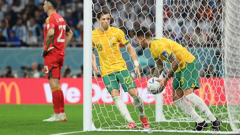 Enzo Fernandez Own Goal 77' | Argentina v Australia | FIFA World Cup ...