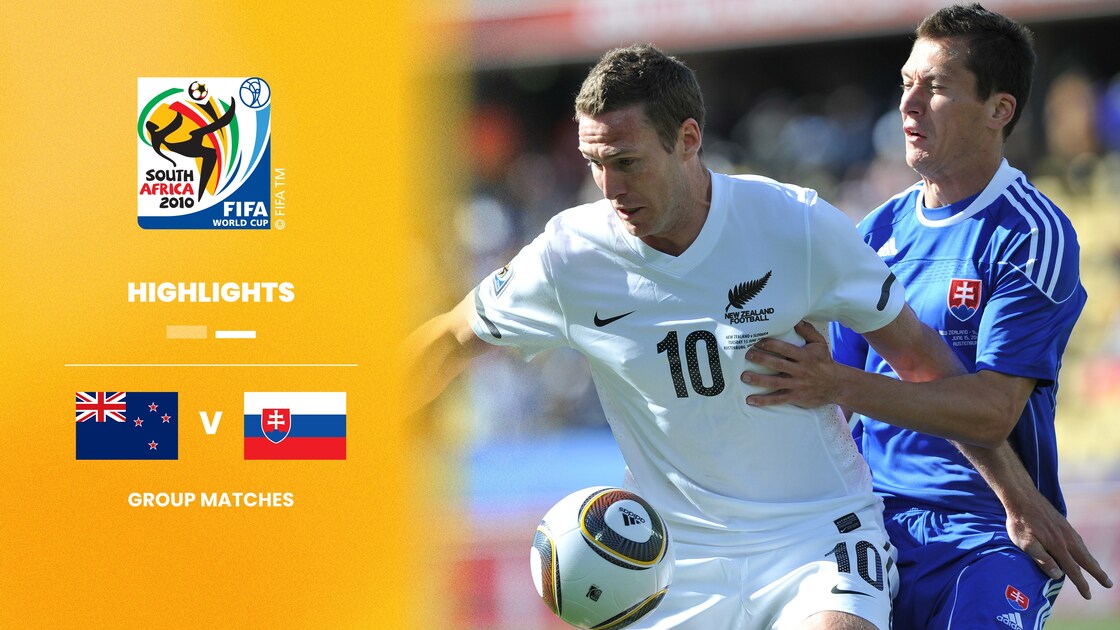 New Zealand v Slovakia | Group F | 2010 FIFA World Cup South Africa ...