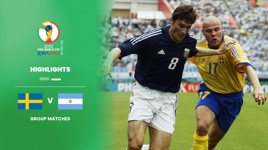 Sweden v Argentina | Group F | 2002 FIFA World Cup Korea/Japan ...