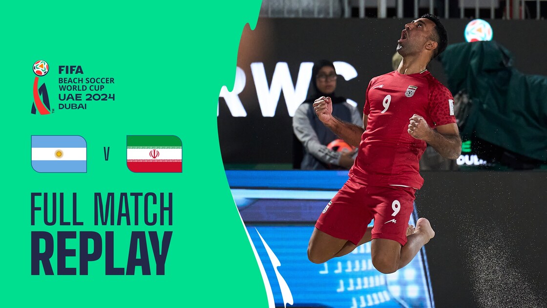 Argentina v IR Iran | Group B | FIFA Beach Soccer World Cup UAE 2024 ...