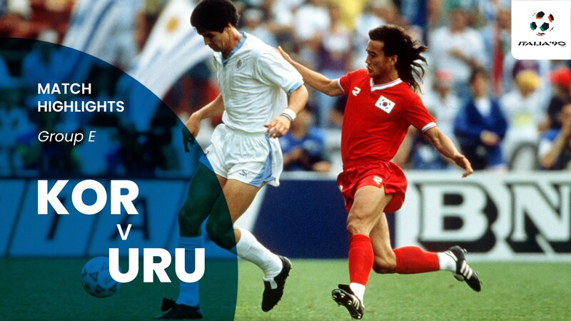 Korea Republic v Uruguay | Group Matches | 1990 FIFA World Cup Italy ...