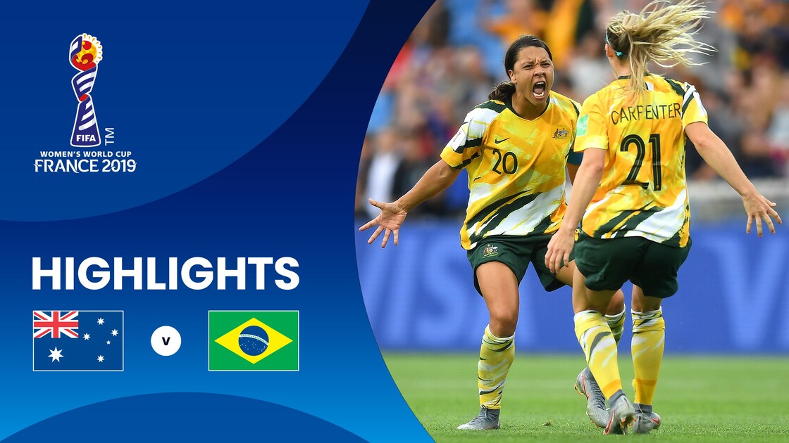 Australia v Brazil | Group C | FIFA Women's World Cup France 2019 ...