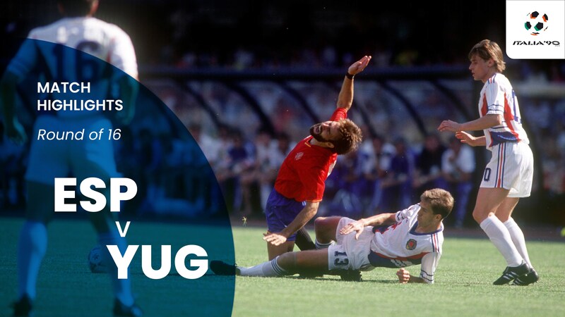 Spain v Yugoslavia | Round of 16 | 1990 FIFA World Cup Italy™ | Highlights