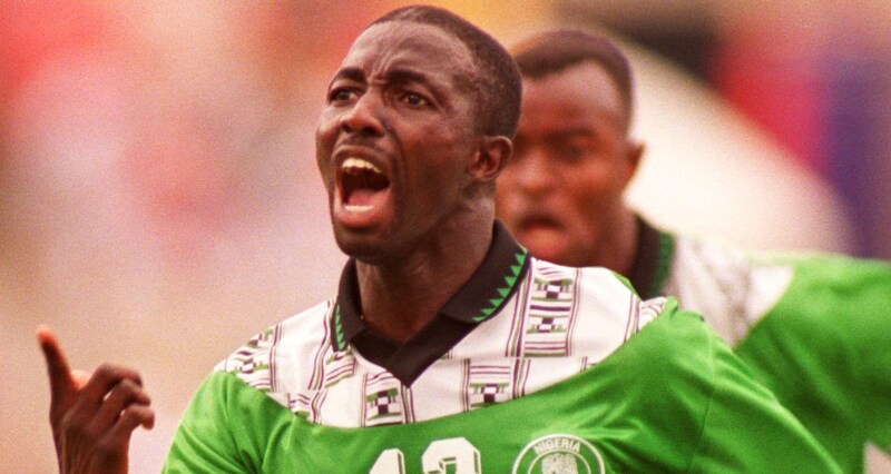 Samson Siasia Goal 8' | Argentina vs Nigeria | 1994 FIFA World Cup USA™