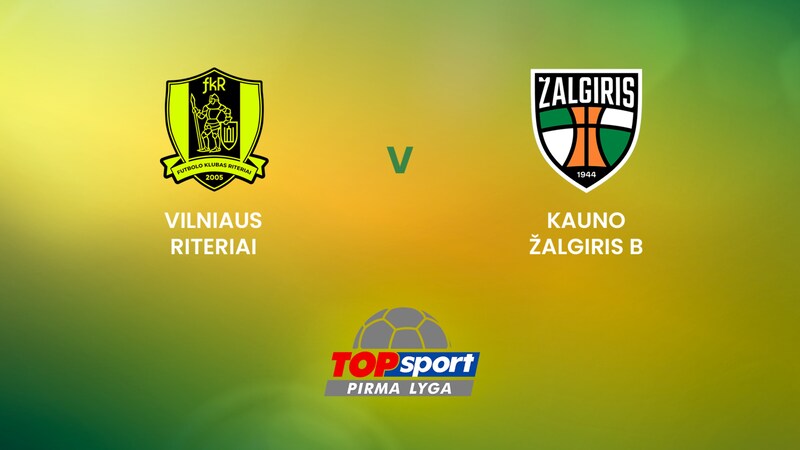 Vilniaus Riteriai v Kauno Žalgiris B | TOPsport Pirma lyga | Full Match ...