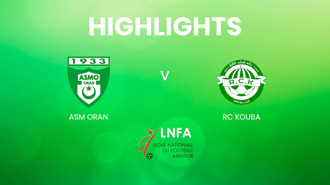 ASM Oran v RC Kouba | Ligue 2 2024/25 | Algeria | Highlights