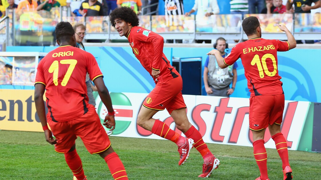 Marouane Fellaini Goal 69' | Belgium v Algeria | 2014 FIFA World Cup ...
