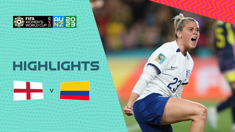 England v Colombia | Quarter-finals | FIFA Women's World Cup Australia & New Zealand 2023 ...