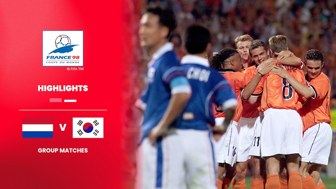 Netherlands v Korea Republic | Group E | 1998 FIFA World Cup France ...