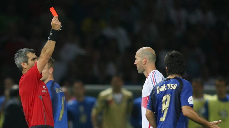 All FIFA World Cup™ Direct Red Cards (1974-2022)