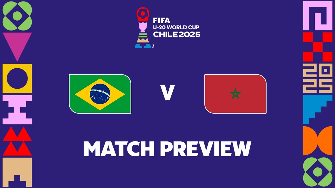 Brazil v Morocco | Group C | FIFA U-20 World Cup Chile 2025™ | Match ...