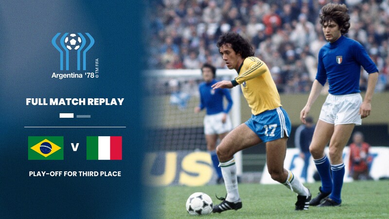 Brazil v Italy | Play-off for Third Place | 1978 FIFA World Cup ...