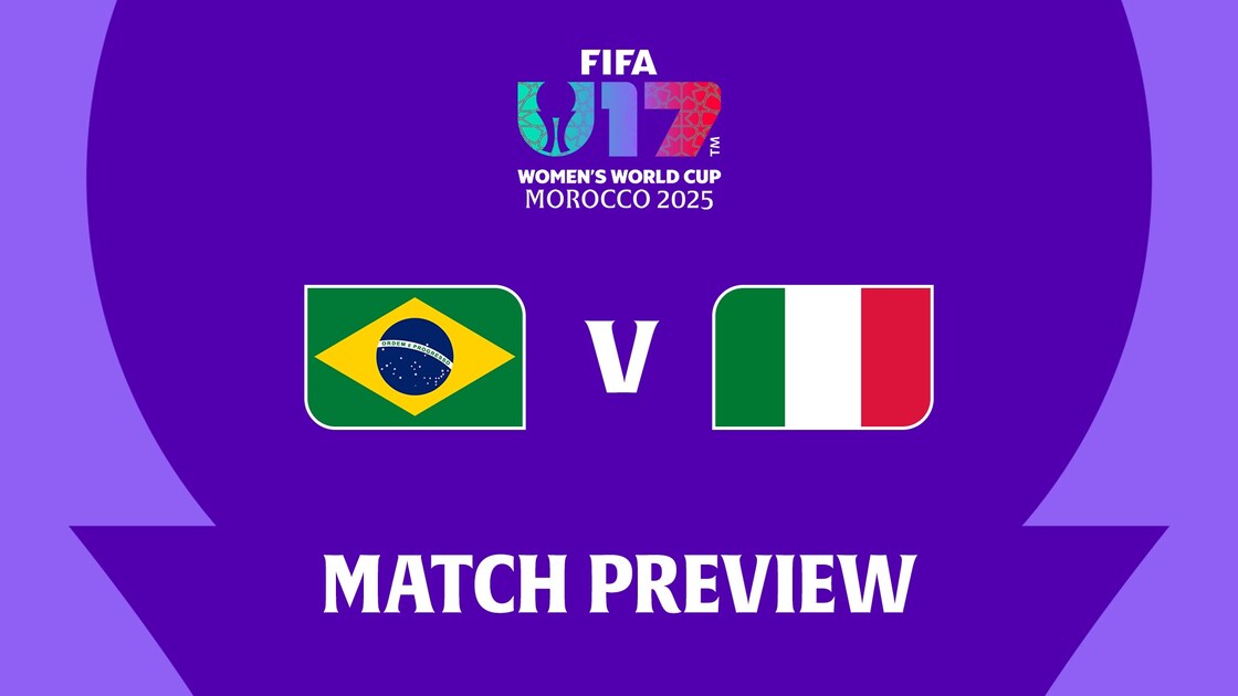 Brazil v Italy | Group A | FIFA U-17 Women's World Cup Morocco 2025 ...
