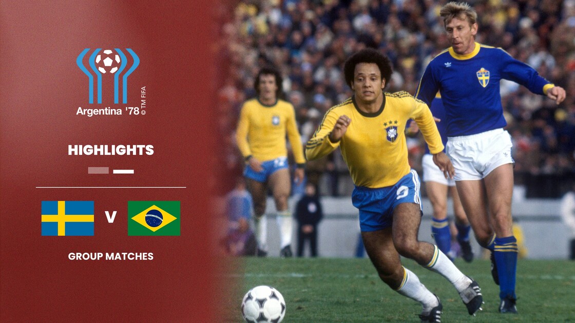 Sweden v Brazil | Group Matches | 1978 FIFA World Cup Argentina ...