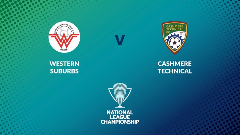 Western Suburbs v Cashmere Technical | Men's National League ...