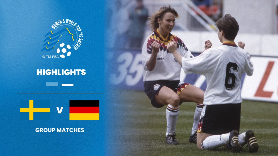 Sweden v Germany | Group A | FIFA Women's World Cup Sweden 1995 ...