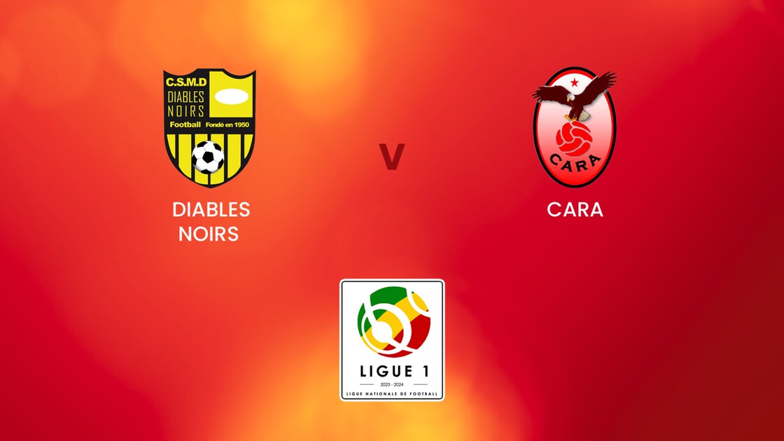 Diables Noirs v Cara | Championnat National Direct Ligue 1 | Congo ...