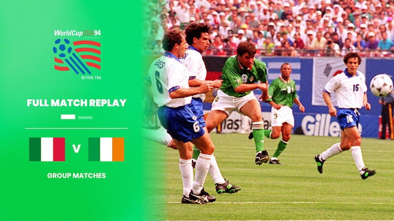 Italy v Republic of Ireland | Group E | 1994 FIFA World Cup USA™ | Full ...