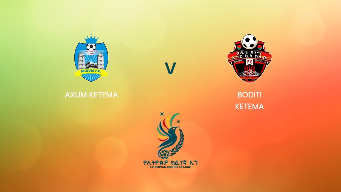 Axum Ketema v Boditi Ketema | Ethiopian Higher League 2024/2025 | Full ...