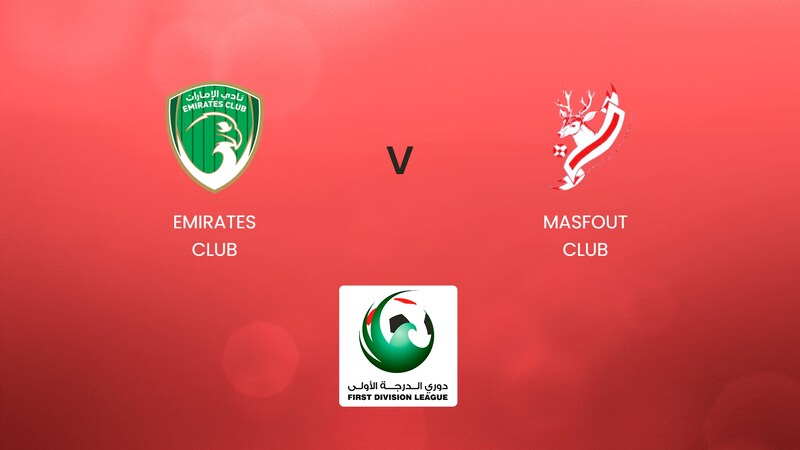 Emirates Club v Masfout Club | UAE First Division League| Full Match Replay