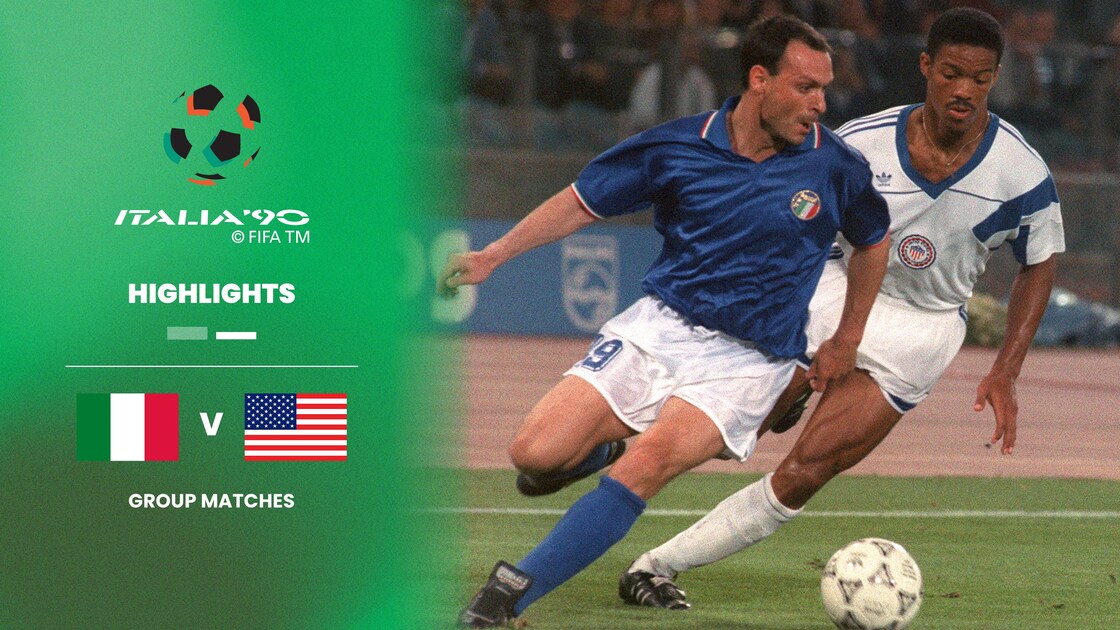 Italy v USA | Group A | 1990 FIFA World Cup Italy™ | Highlights