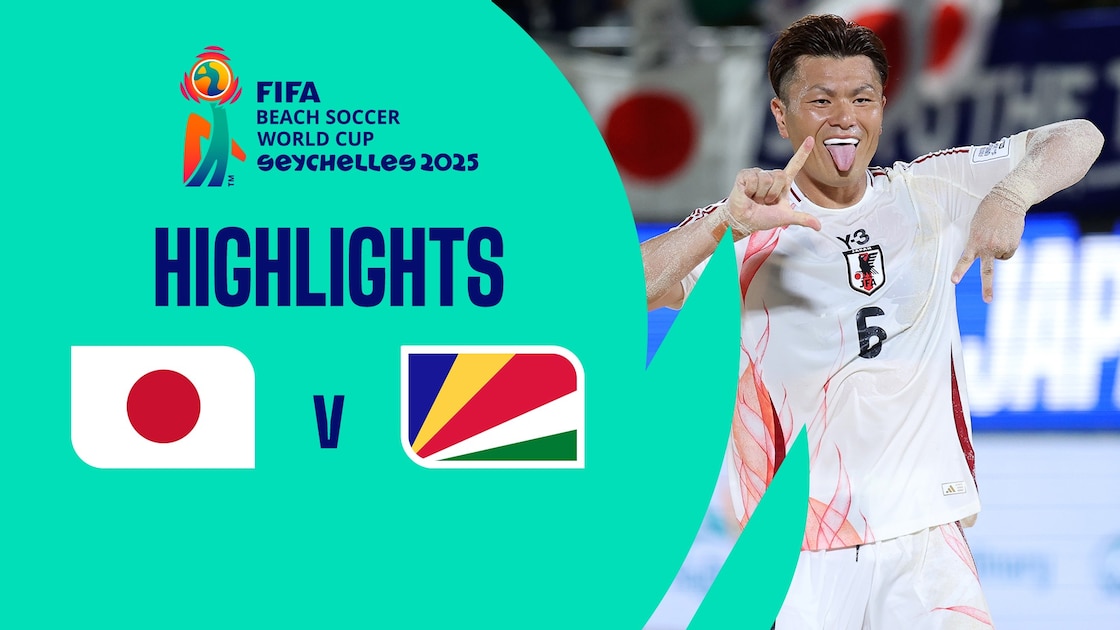 Japan v Seychelles | Group A | FIFA Beach Soccer World Cup Seychelles ...