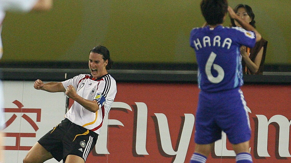 Birgit Prinz Goal 21' | Germany v Japan | FIFA Women's World Cup China ...