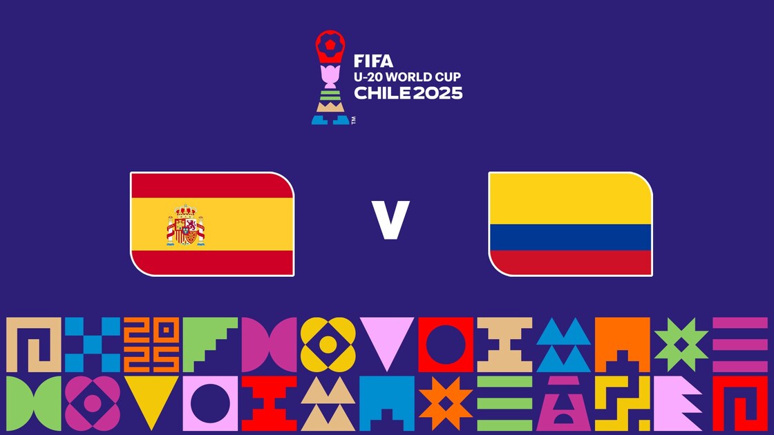 Spain v Colombia | Quarter-finals | FIFA U-20 World Cup Chile 2025 ...