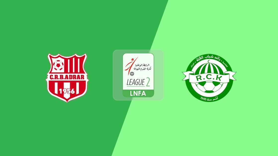 CRB Adrar v RC Kouba | Ligue 2 2025/26 | Full Match Replay