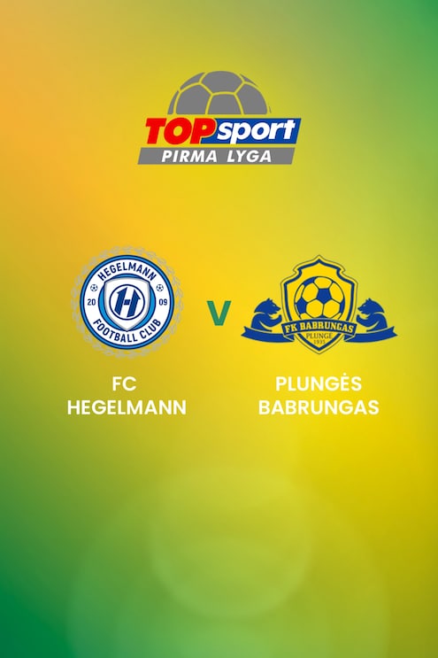 FC Hegelmann B v Plungės Babrungas | TOPsport Pirma lyga | Full Match ...