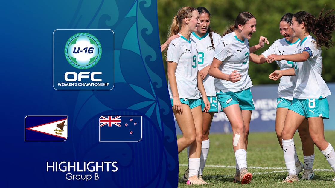 American Samoa v New Zealand | Group Stage | OFC U-16 Women's ...