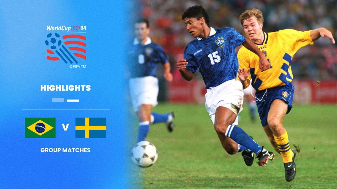 Brazil v Sweden | Group B | 1994 FIFA World Cup USA™ | Highlights