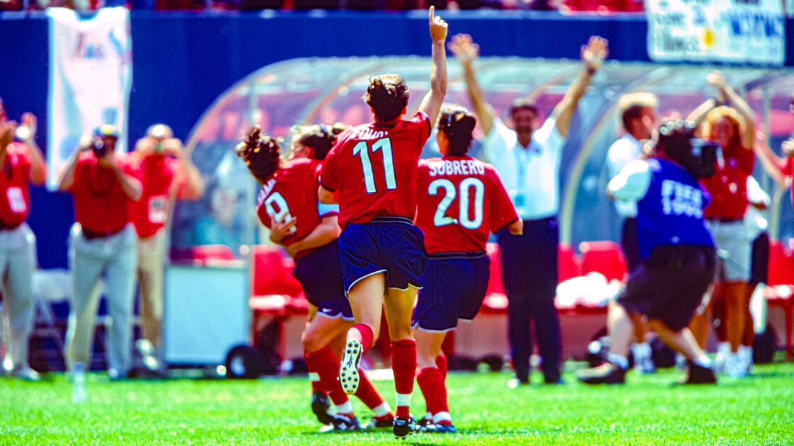 Julie Foudy Goal 73' | USA v Denmark | FIFA Women's World Cup USA 1999™