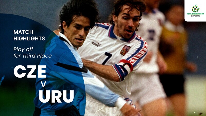 Czech Republic v Uruguay | Play-off for third place | FIFA Confederations Cup Saudi Arabia 1997 ...