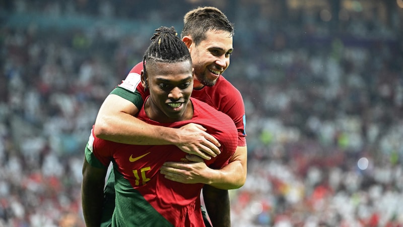 Rafael Leao Goal 90+2' | Portugal v Switzerland | FIFA World Cup Qatar 2022™