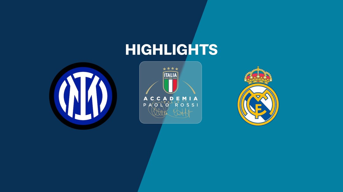 FC Internazionale Milano v Real Madrid | Paolo Rossi Memorial Boys U-14 ...