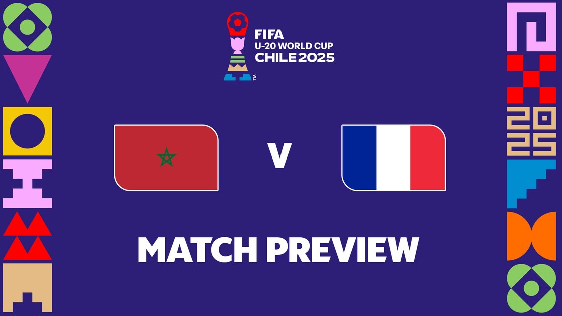 Morocco v France | Semi-finals | FIFA U-20 World Cup Chile 2025 ...