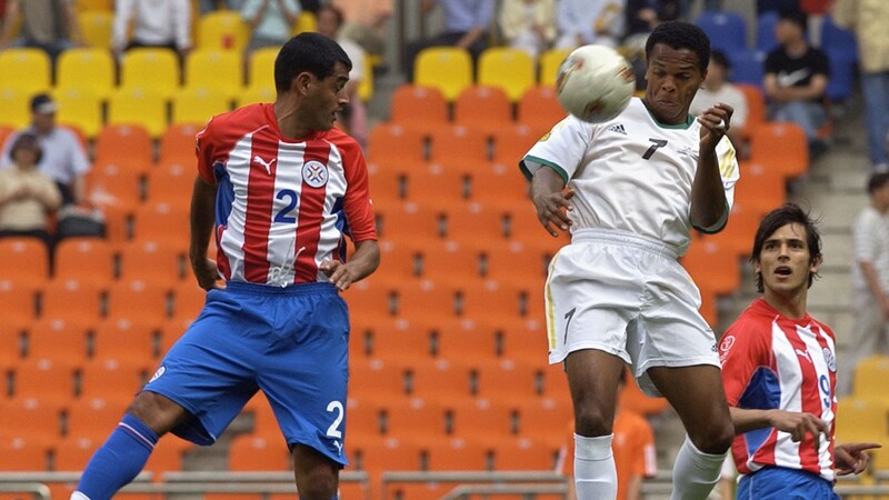 Francisco Arce Goal 55' | Paraguay vs South Africa | 2002 FIFA World ...