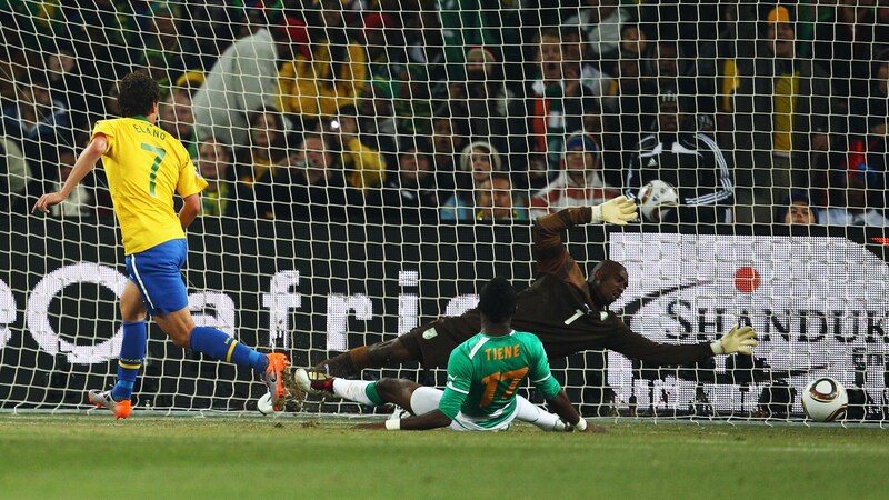Elano Goal 61' | Brazil v Côte d'Ivoire | 2010 FIFA World Cup South Africa™