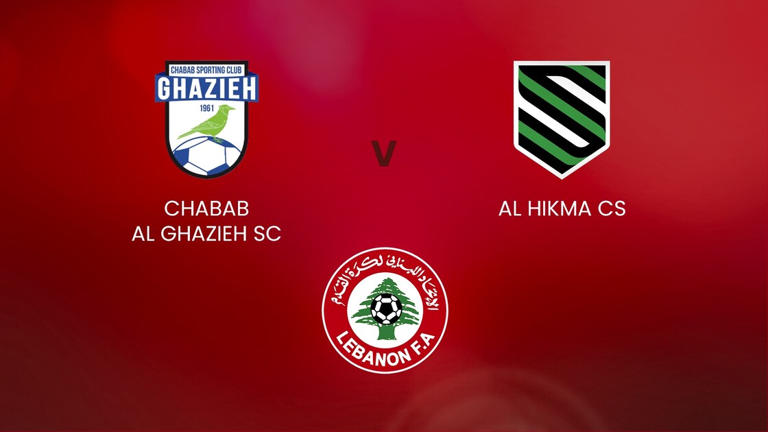Chabab Al Ghazieh SC v Al Hikma CS | First Division | Lebanon | Full ...