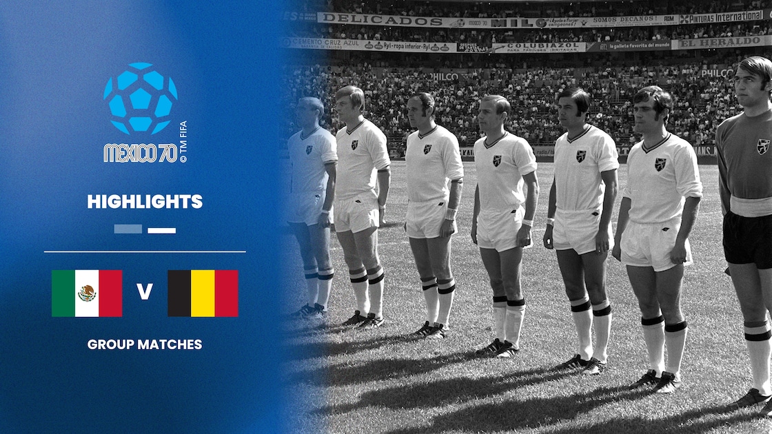 Mexico v Belgium | Group 1 | 1970 FIFA World Cup Mexico™ | Highlights
