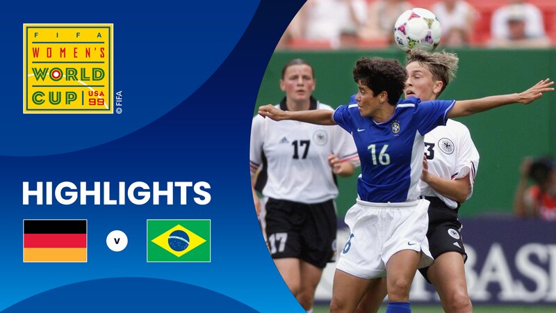 Germany v Brazil | Group B | FIFA Women's World Cup USA 1999™ | Highlights